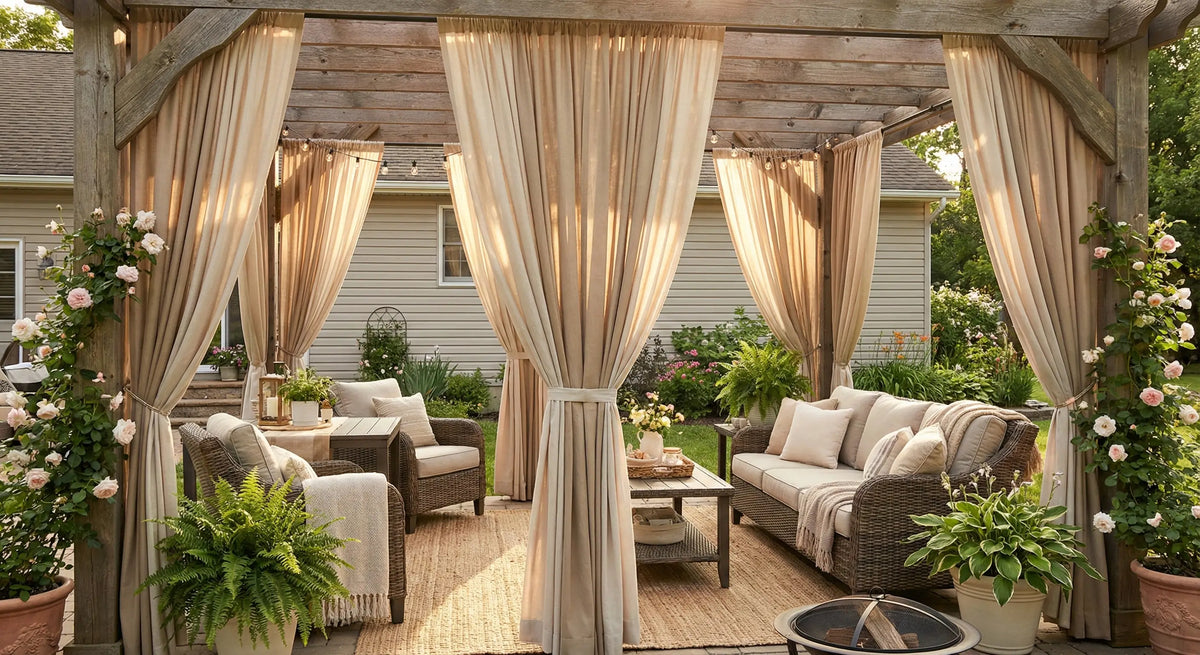 How to Incorporate Outdoor Curtains to Enhance Your Backyard – KGORGE Store